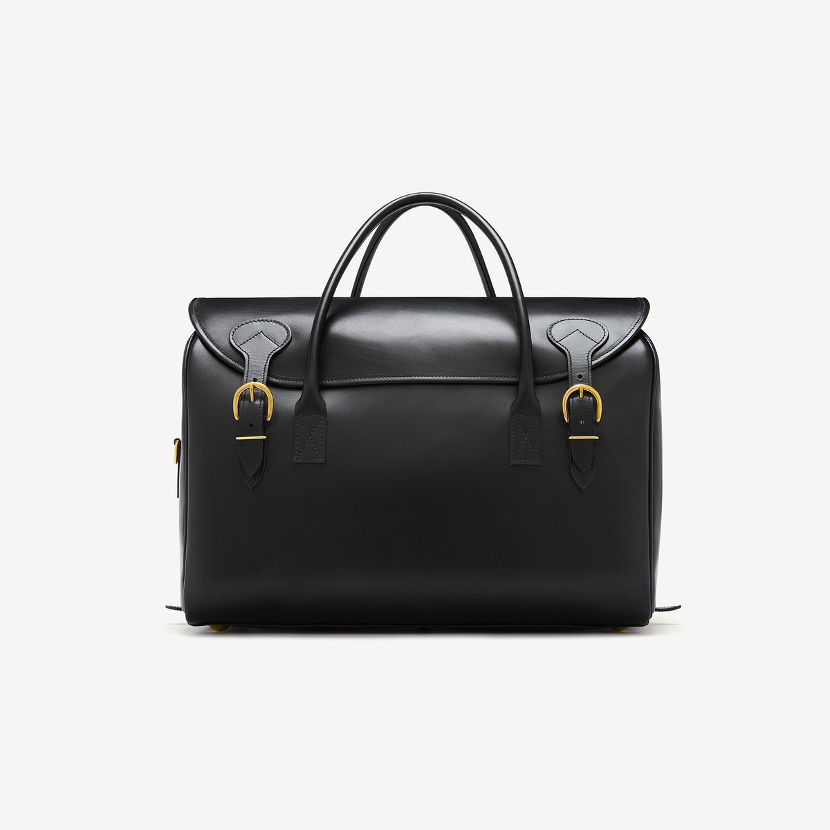 Oxford leather weekend holdall bag