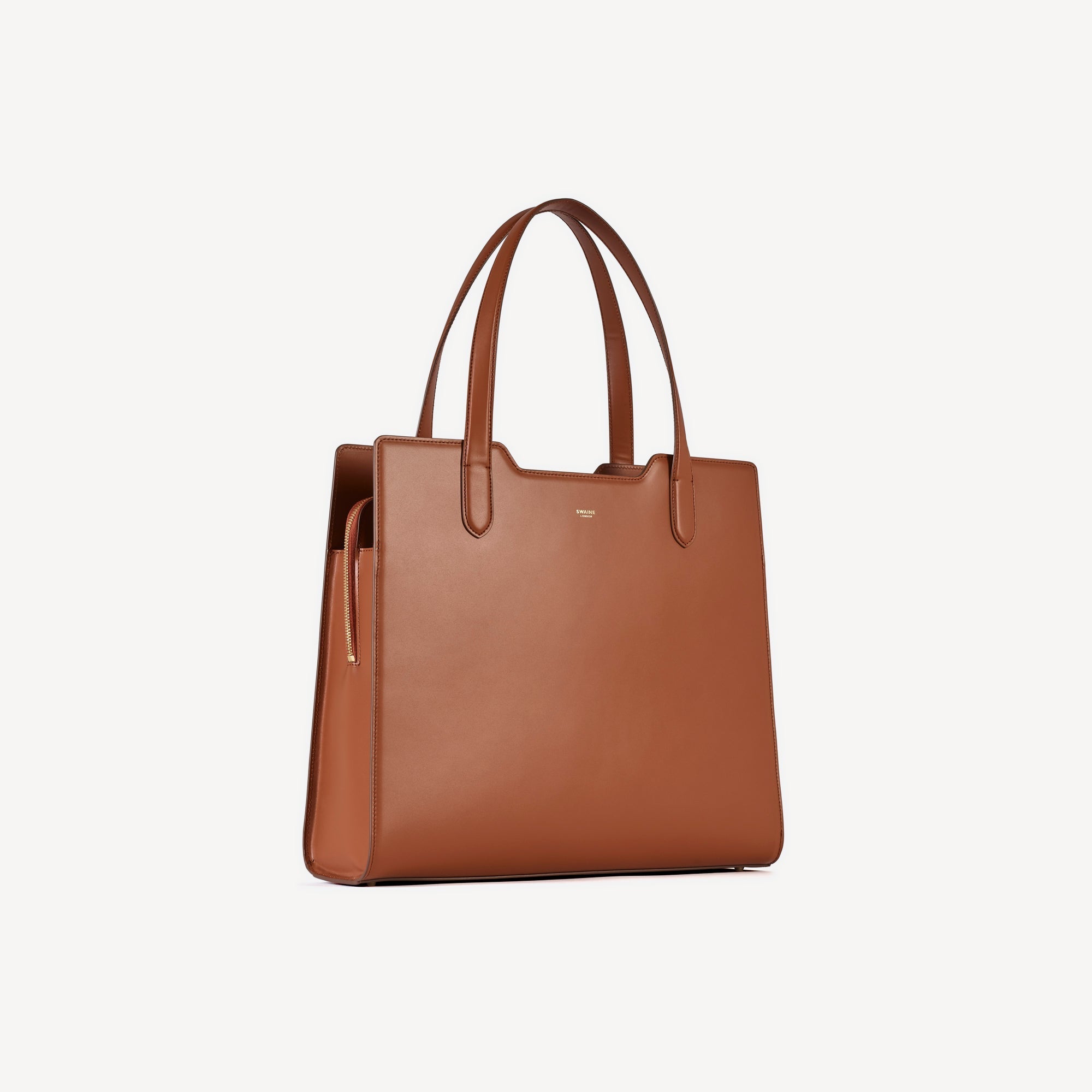 The Swaine Tote luxury leather handbag
