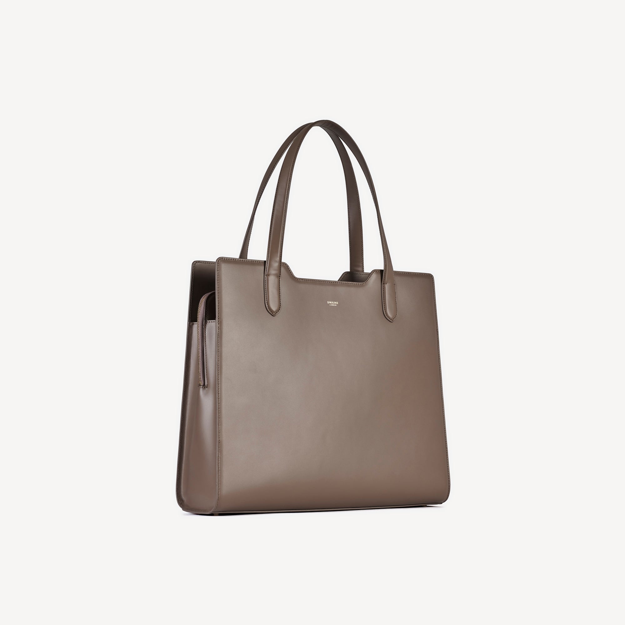 The Swaine Tote luxury leather handbag