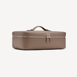 Vanity Case - Large Leather Travel Toiletry Bag