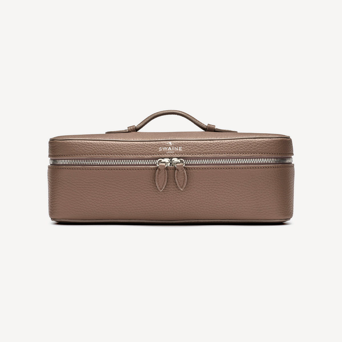 Vanity Case - Large Leather Travel Toiletry Bag