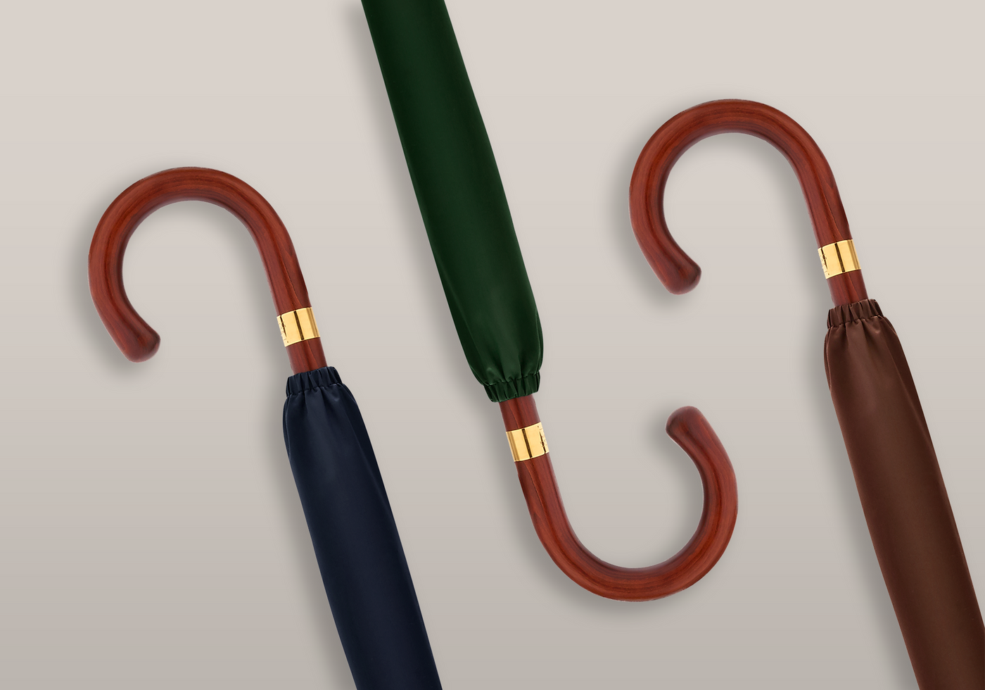 Brigg Umbrellas Stripped Cherry | SWAINE