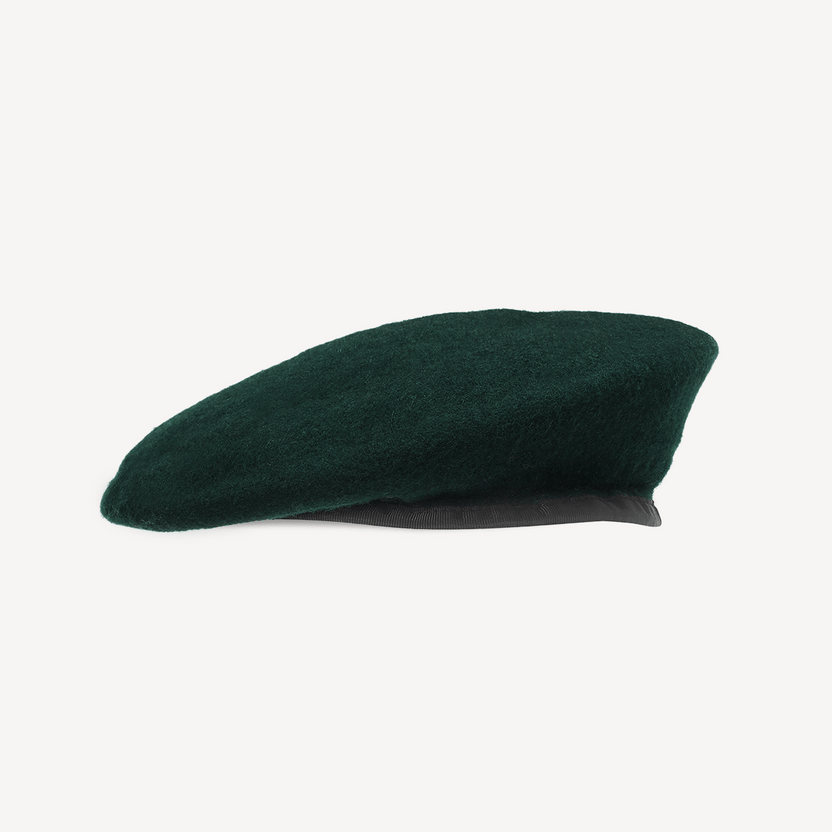 Military Beret in Maroon | Swaine London
